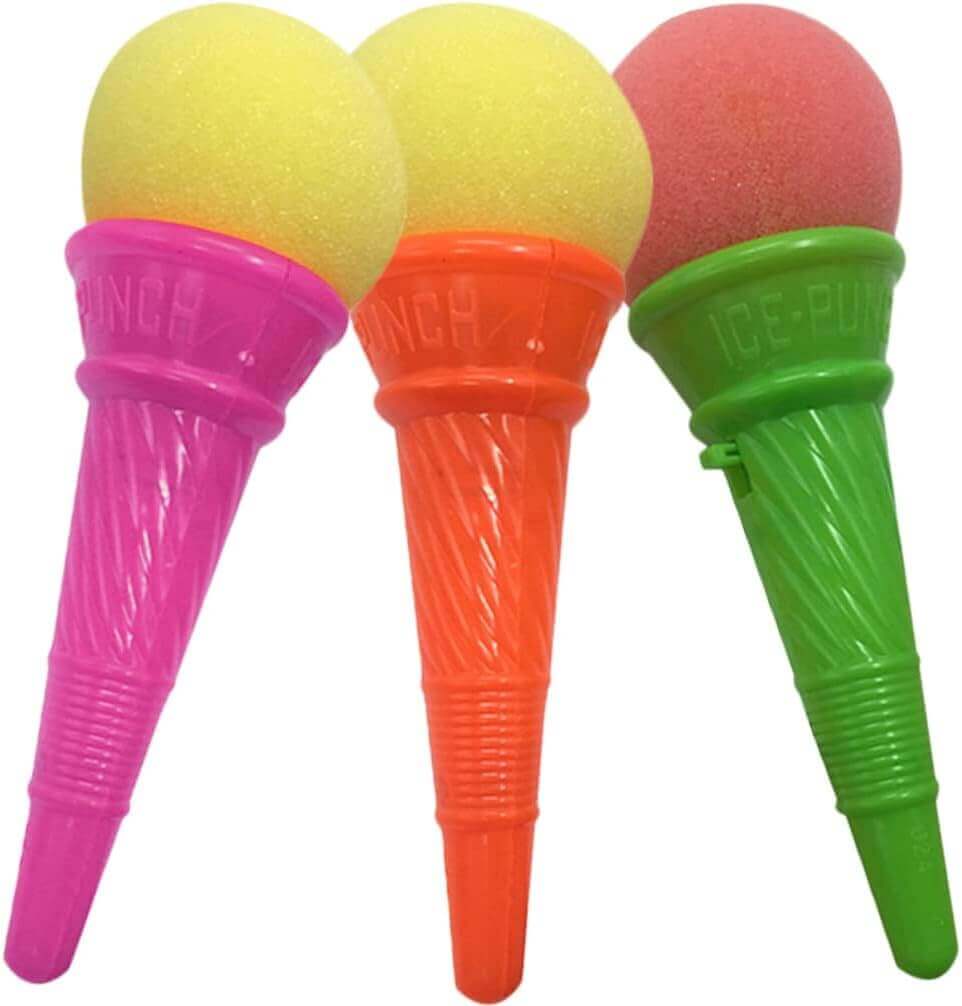 Colorful Mini Ice Cream Launcher Toys – 10cm Fun Party Favors for Kids ...