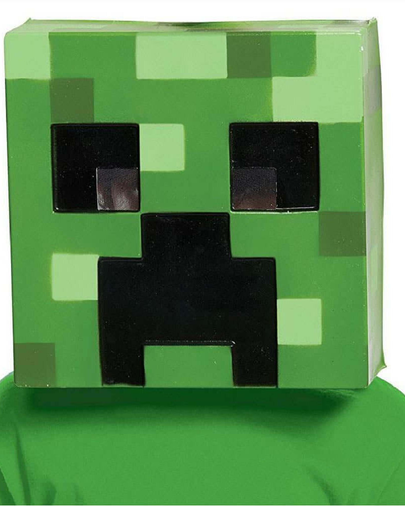 Minecraft Creeper Half Mask - Shopzinia.com